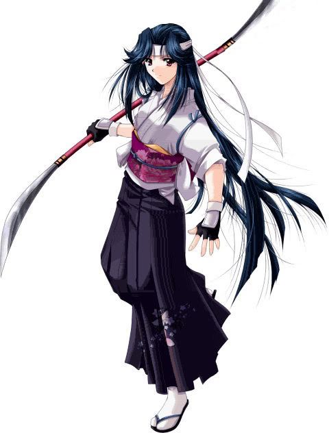 Anime Girl Warrior Sword Double Blade Kimono Fight Pictures Images And Photos Photobucket