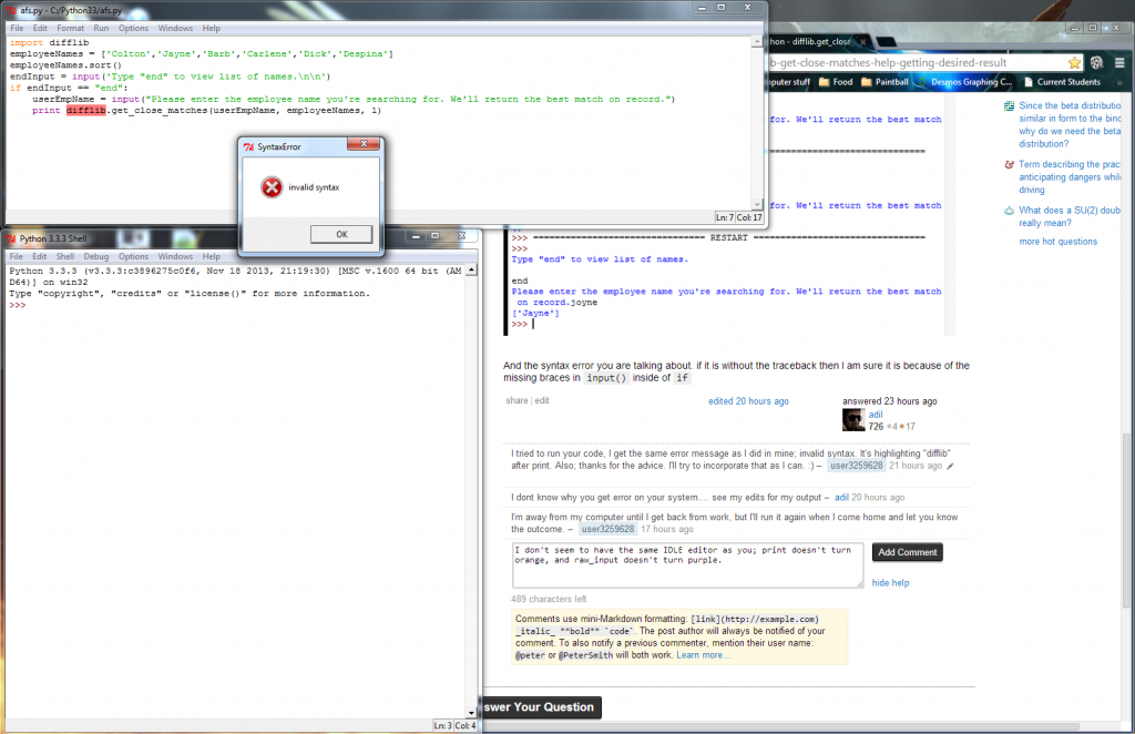 python - difflib.get_close_matches() - Help getting desired result - Stack Overflow