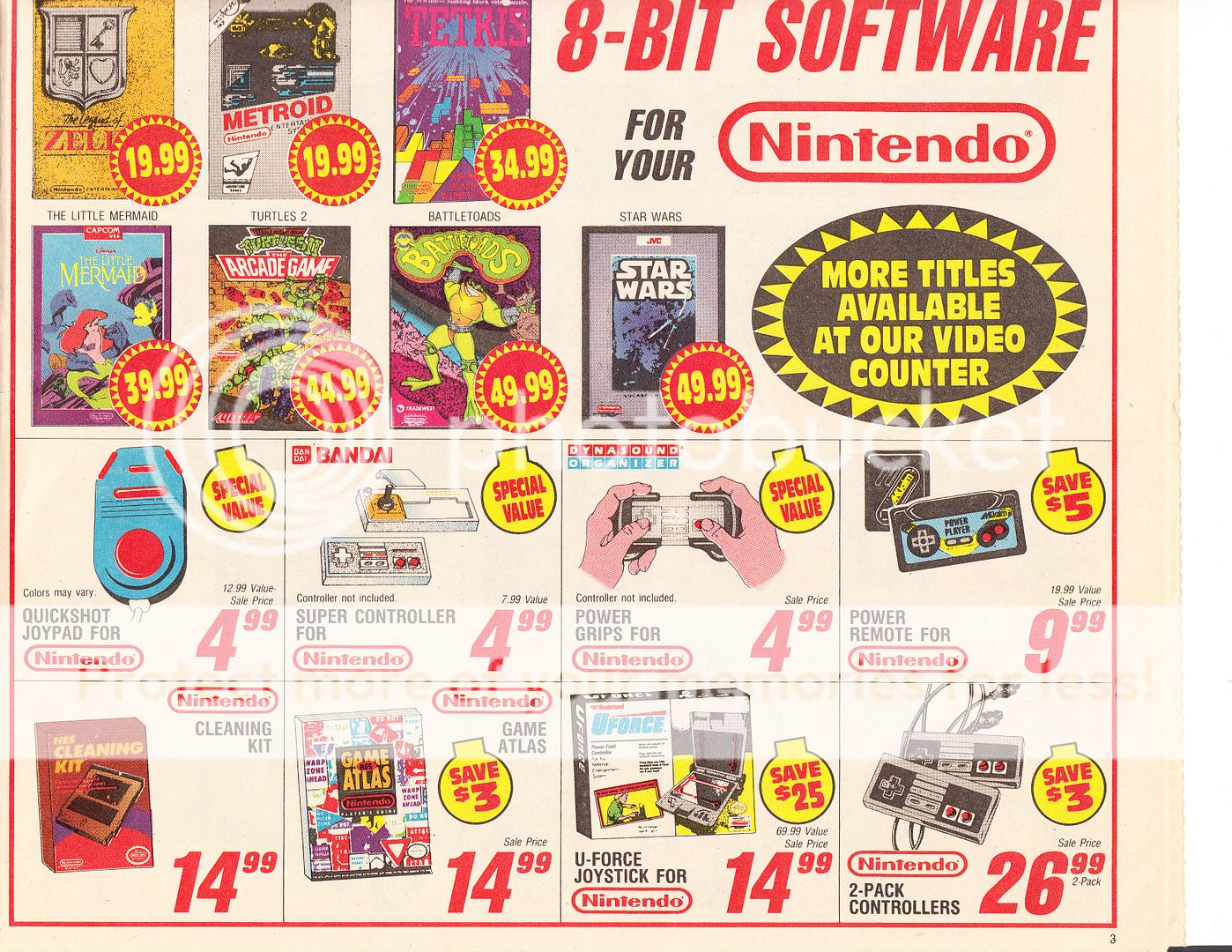 Kay Bee ad November 7 1991 - Retrogaming Roundtable
