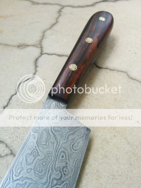 pattern welded nakiri - Show and Tell - Bladesmith's Forum Board