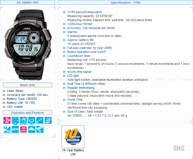 [THE LOWEST PRICE PROVEN IN SG] New ARRIVALS AE-1300!! Casio AE-1000 AE ...